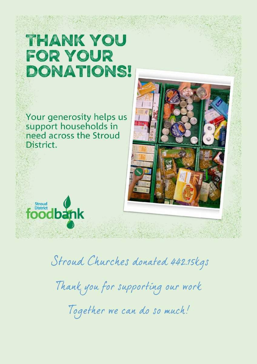 SPC Support for the Stroud Food Bank - Stroud Parish Churches