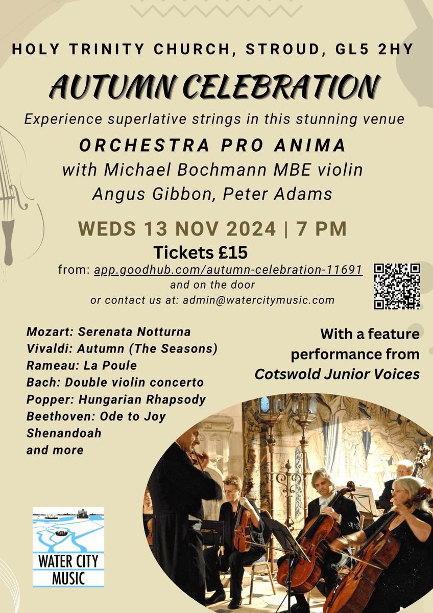 Autumn Celebration Concert at Holy Trinity, 13th November at 3pm ...