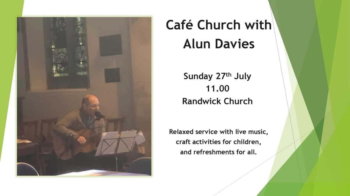 You’re warmly invited to Café Church this Sunday (27th July) at 11am at ...
